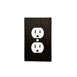 Wenge Wood Switch Plate Covers Modern Wood Light Switch Cover Wooden ...