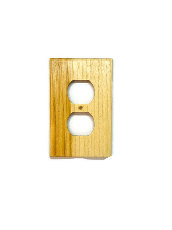 Hickory Switch Plate Covers Rustic Light Switch Cover Wooden | Etsy