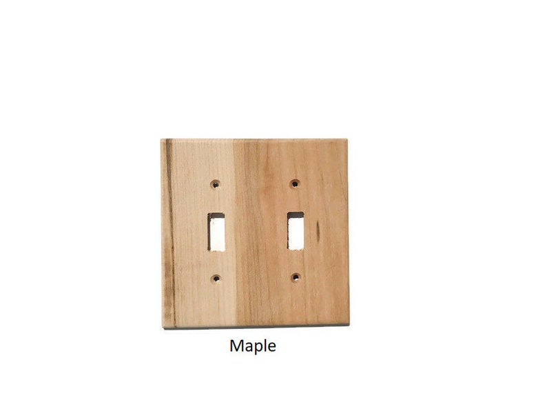 Switch Plate Cover Double Switch Plate Cover Rustic Light | Etsy