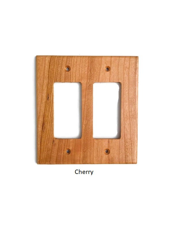 Double Decora Switch Plate Cover Rustic Light Switch Cover | Etsy