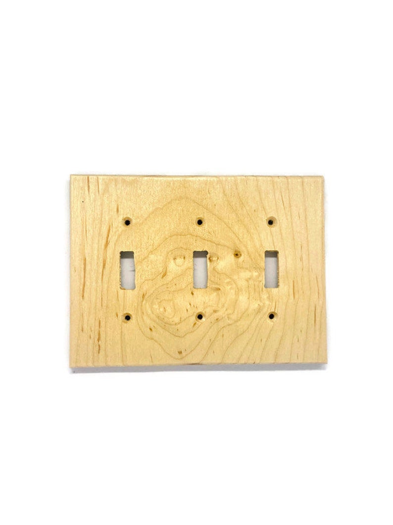 Maple Switch Plate Covers Rustic Light Switch Cover Wooden - Etsy