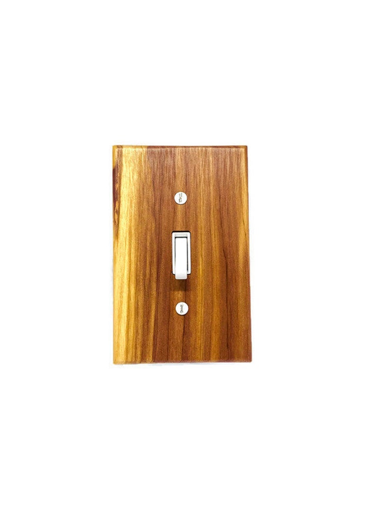 5 Pack of Single Switch Plate Cover Rustic Light Switch Cover - Etsy