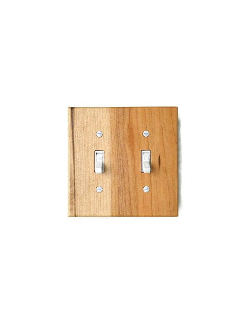 Maple Switch Plate Covers Rustic Light Switch Cover Wooden - Etsy