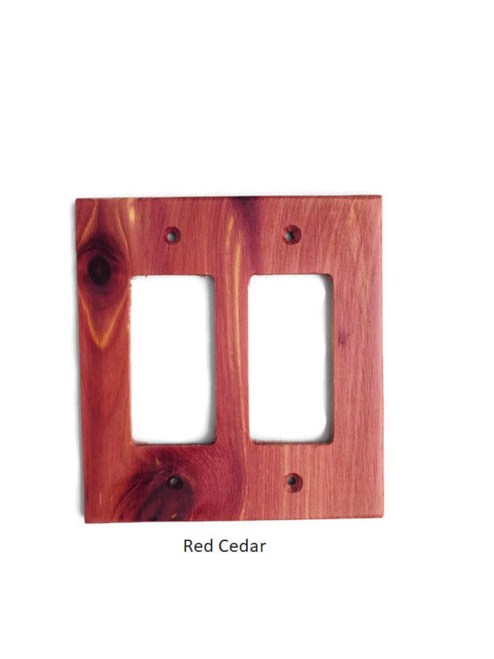 Double Decora Switch Plate Cover Rustic Light Switch Cover - Etsy