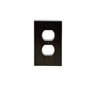 Wenge Wood Switch Plate Covers Modern Wood Light Switch Cover Wooden ...