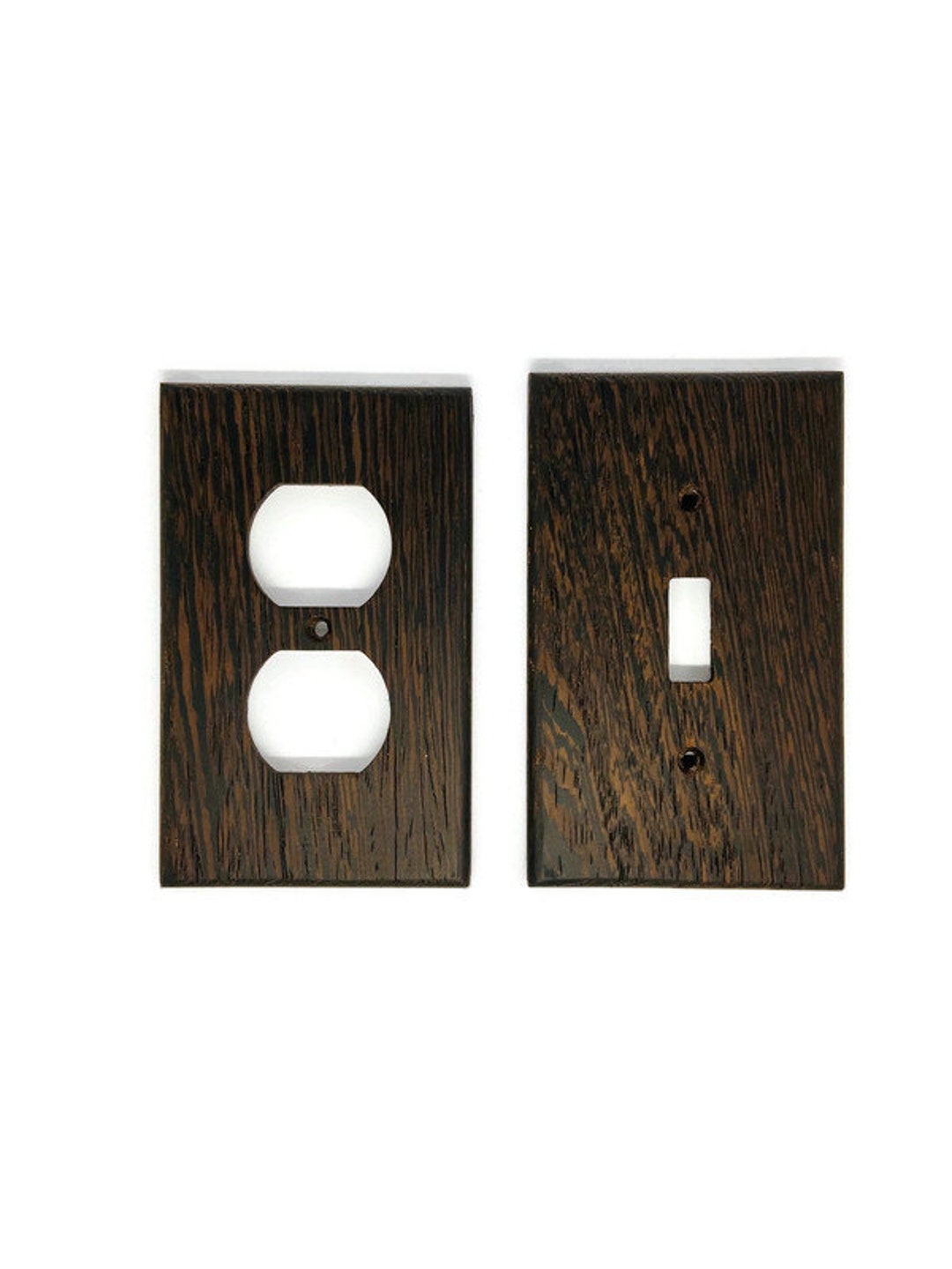 Wenge Wood Switch Plate Covers Modern Wood Light Switch Cover Wooden ...