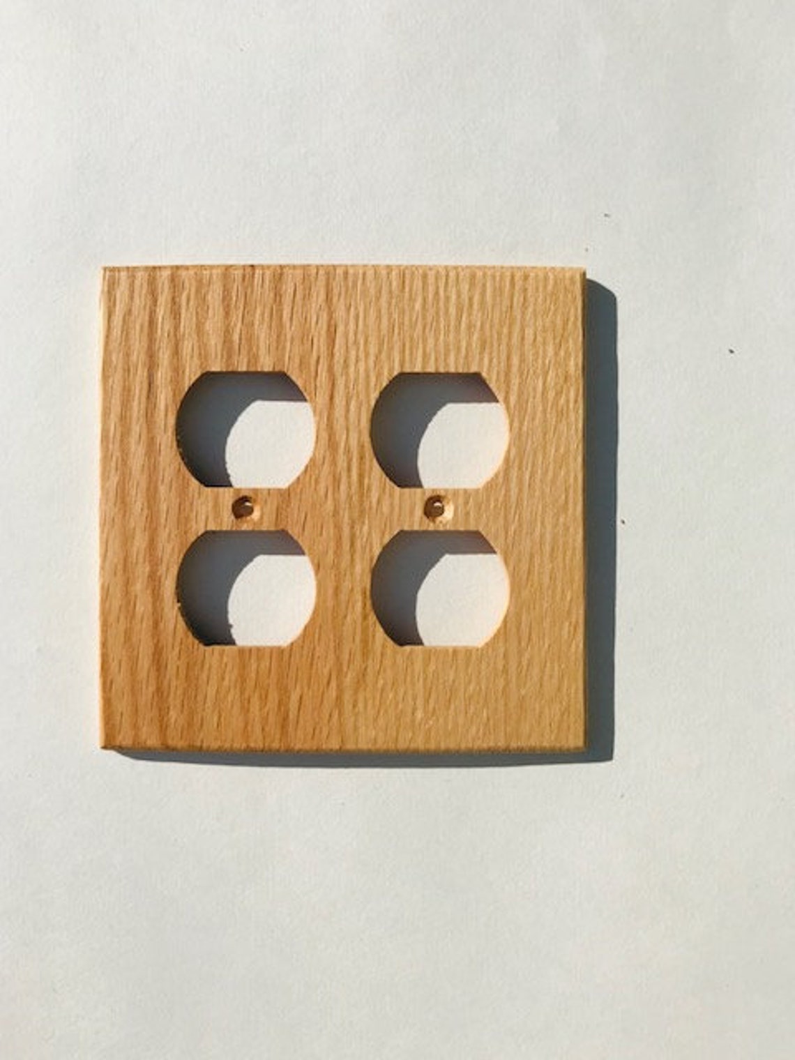 Oak Switch Plate Covers Rustic Light Switch Cover Wooden Wall | Etsy