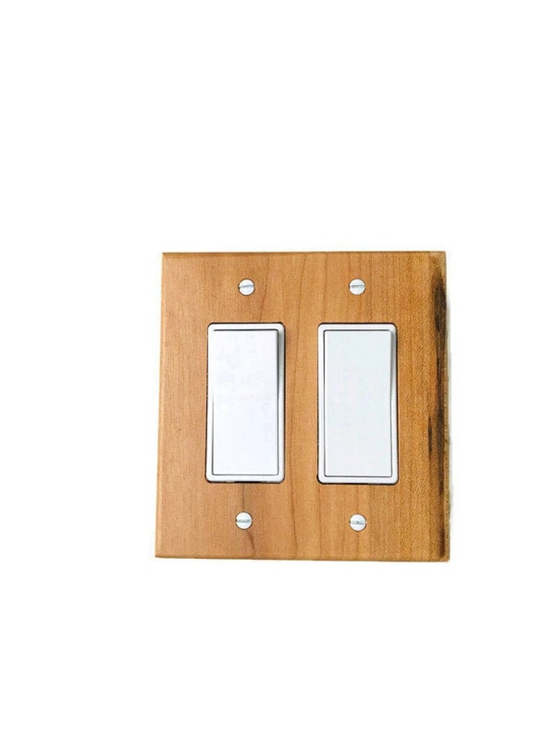 Maple Switch Plate Covers Rustic Light Switch Cover Wooden - Etsy