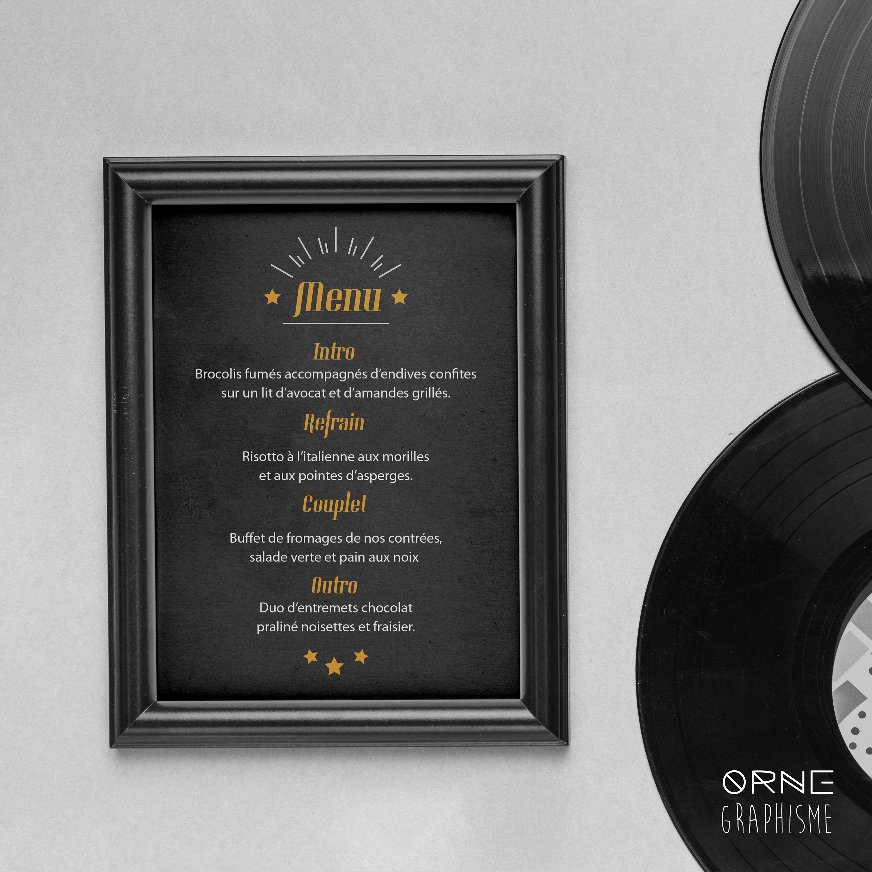 Menu personnalisable Format A6 ou A5 Mariage Collection - Etsy 日本