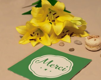 PARRAIN Carte Merci - Etsy France