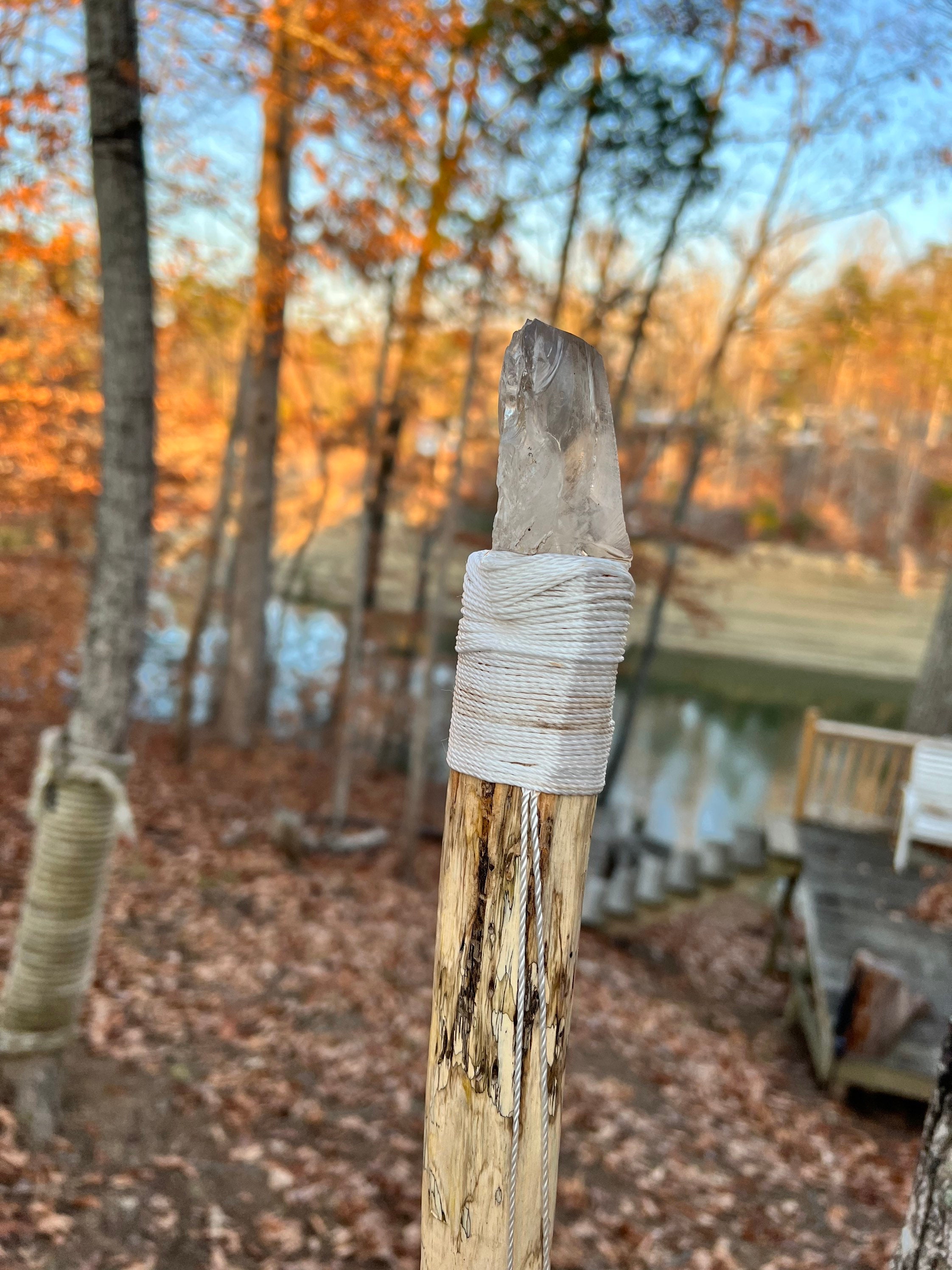 White Wizards Staff for Cosplay, Costume, Renaissance Festival, Art ...