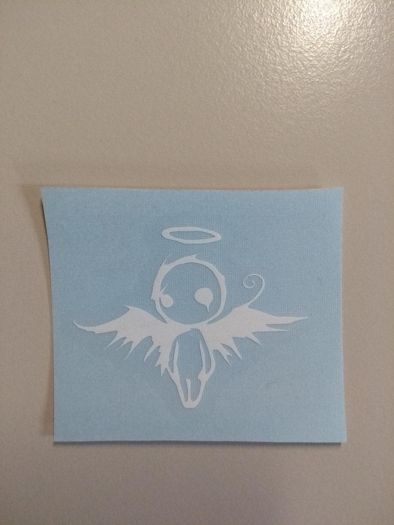 Angel Goth Vinyl Decal / Dark Sad Angel Sticker / Gothic | Etsy
