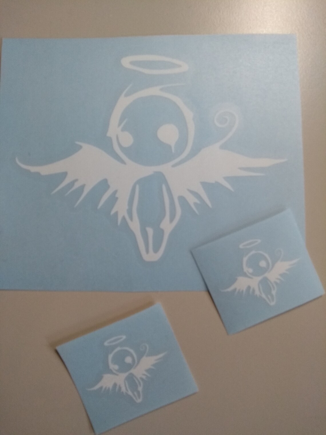 Angel Goth Vinyl Decal / Dark Sad Angel Sticker / Gothic | Etsy