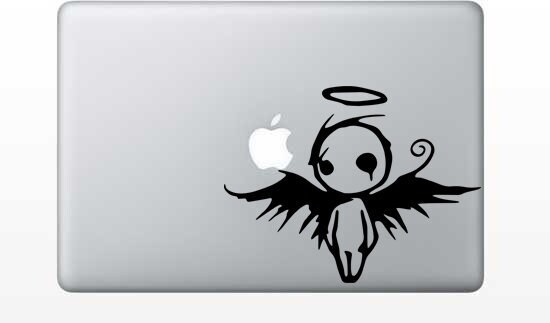 Angel Goth Vinyl Decal / Dark Sad Angel Sticker / Gothic - Etsy