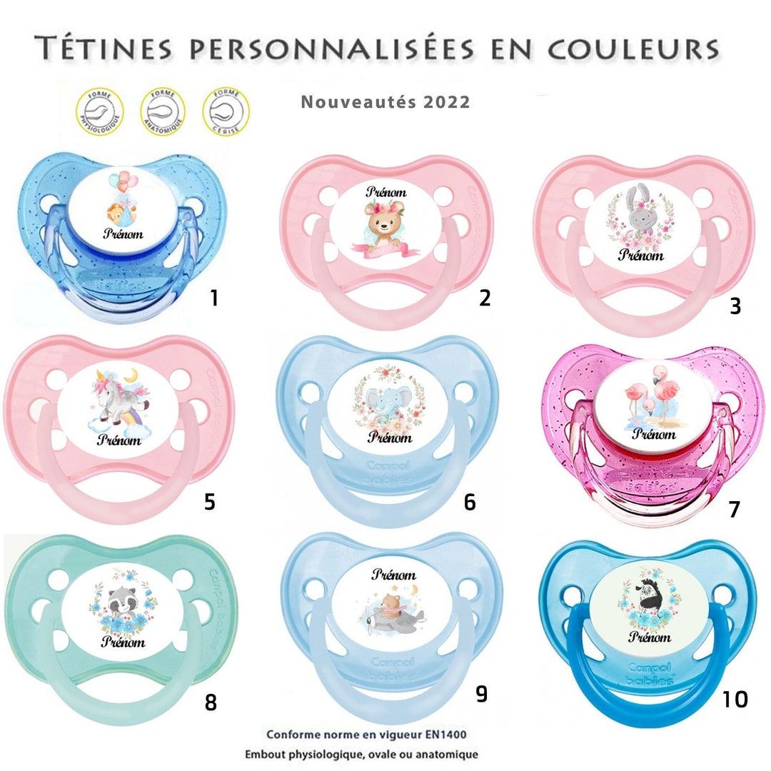 Personalized Baby Pacifier / Customizable Country Animal Pacifier With ...