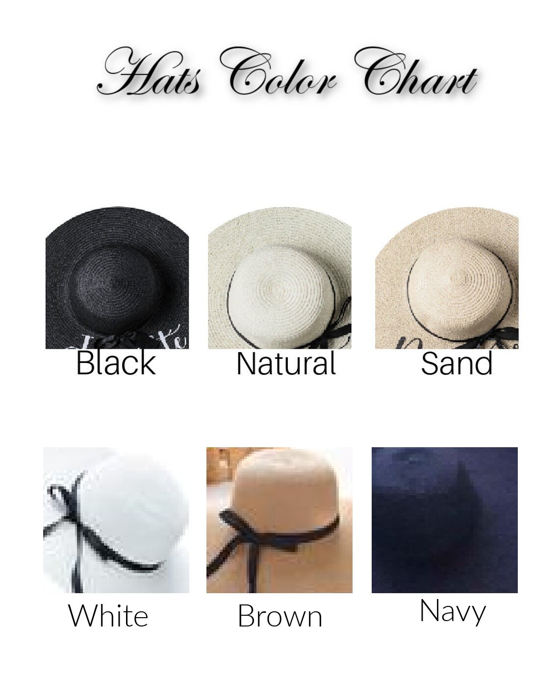 Floppy Sun Hat Vacation Bachelorette Party Hats Bridesmaid Beach Hat ...