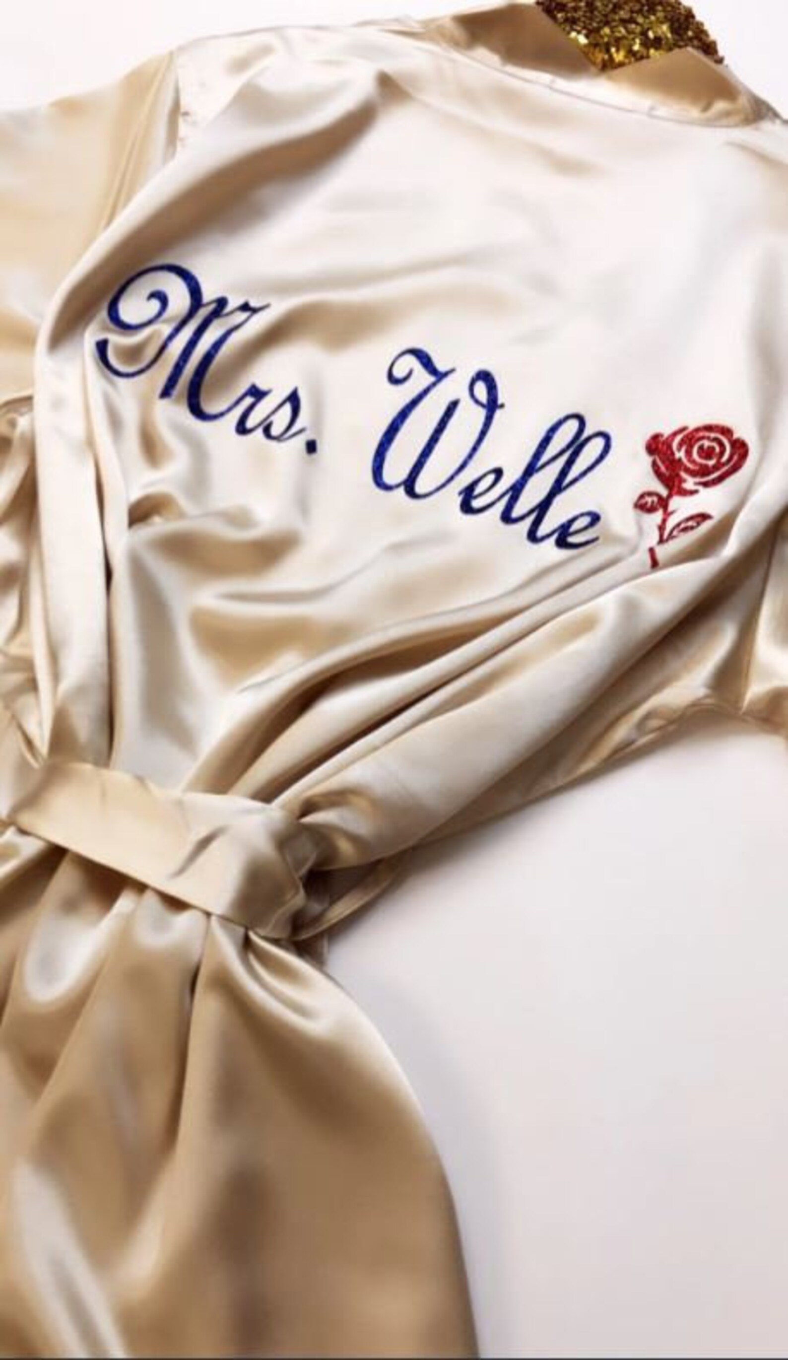 Beauty and the Beast Inspired Robe Wedding Robe Disney Inspired ...