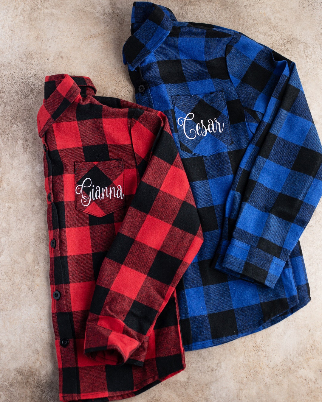 UNISEX Kids/adult Christmas Shirt Oversized Flannel Shirt Bridesmaid ...