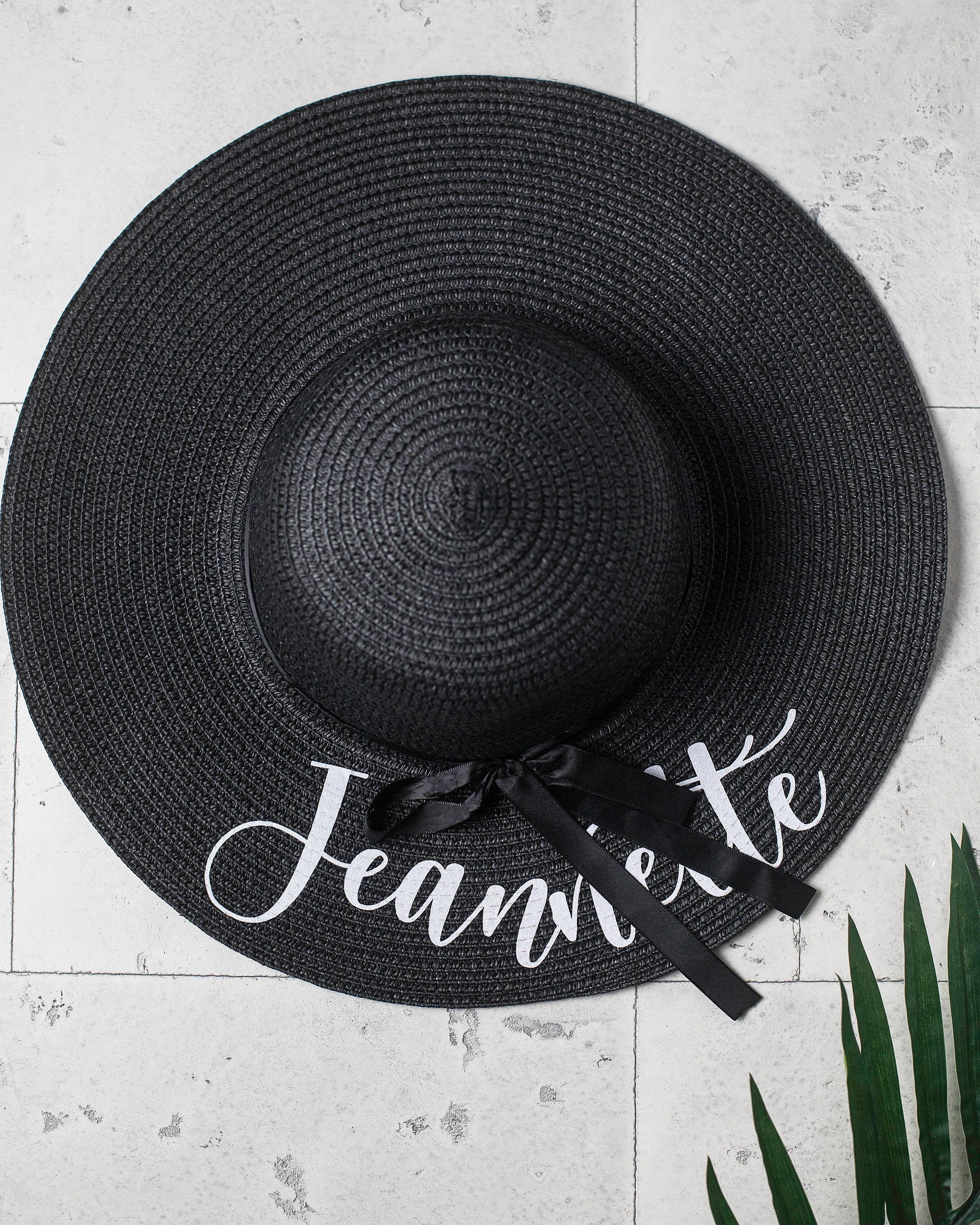 Floppy Sun Hat Vacation Bachelorette Party Hats Bridesmaid Beach Hat ...
