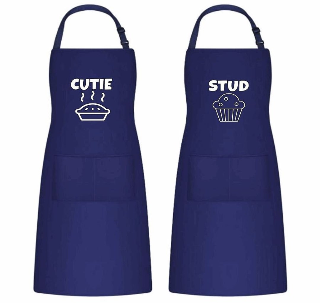 Two Personalized Aprons Funny Apron, Couple Gifts, Personalized Gift ...