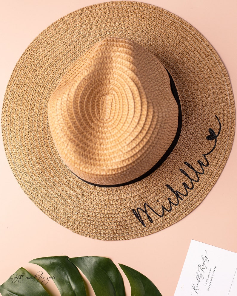 Sun Hat Vacation Bachelorette Party Hats Bridesmaid Beach Hat Tropical ...