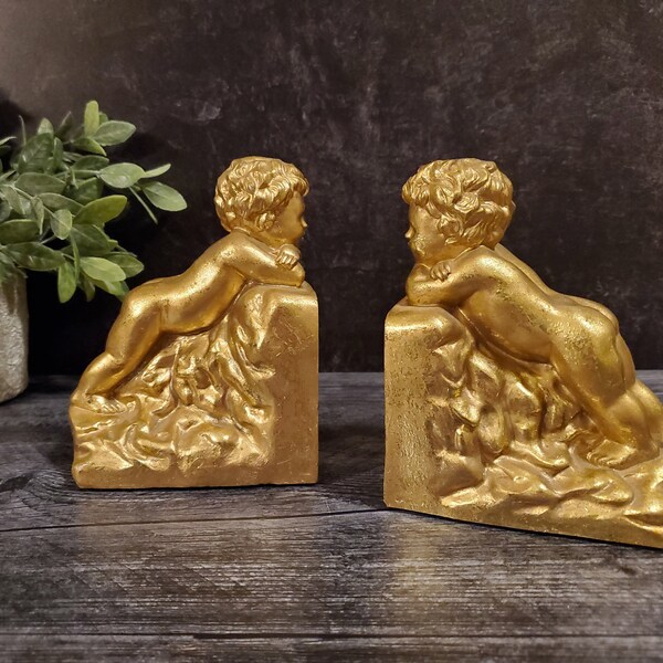 Cherub Bookends - Etsy