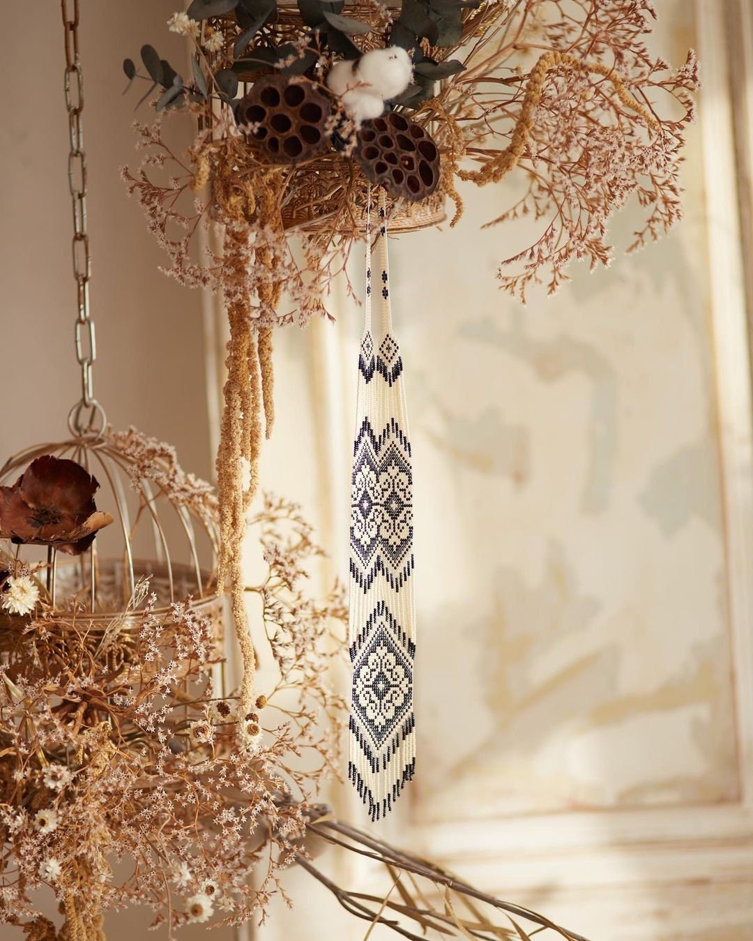 2024 Ukrainian Gerdan Milky Color, Traditional Ukraine Necklace ...