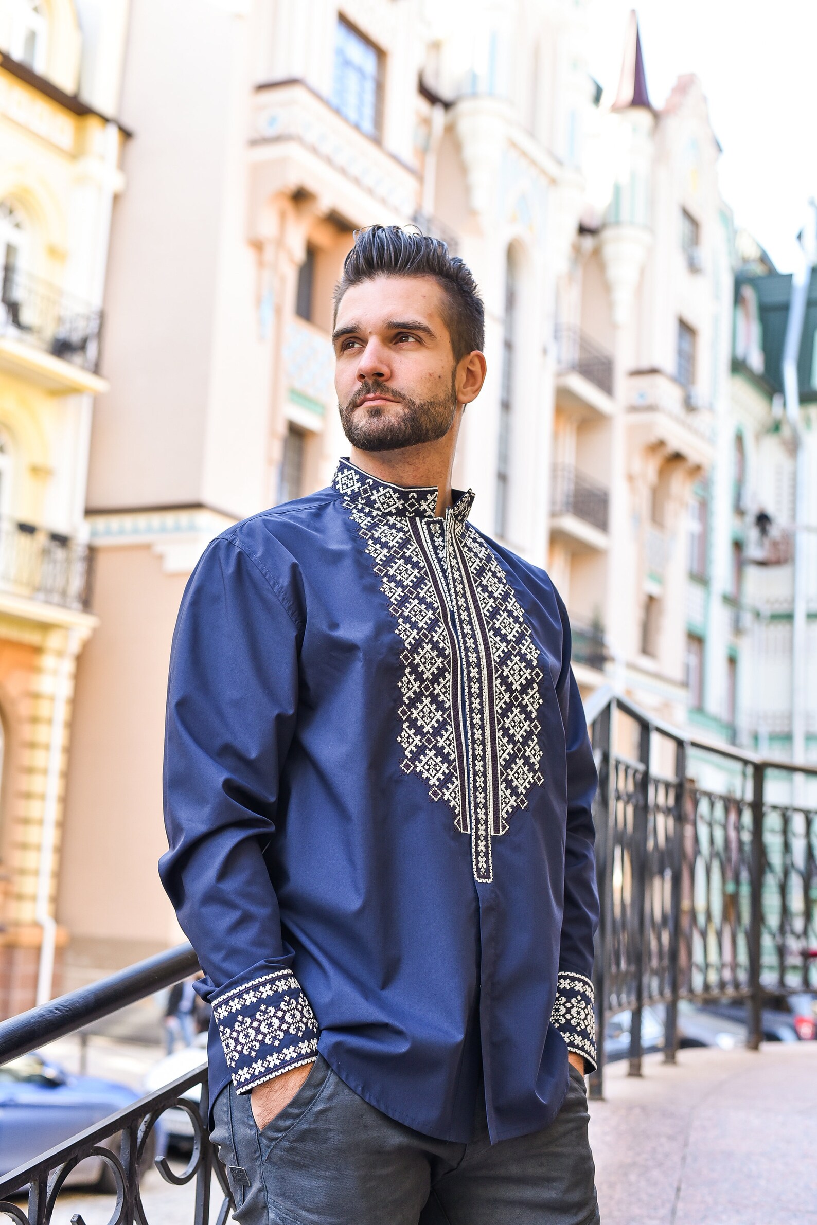 Ukrainian shirt for men. Embroidered shirt. Men's | Etsy