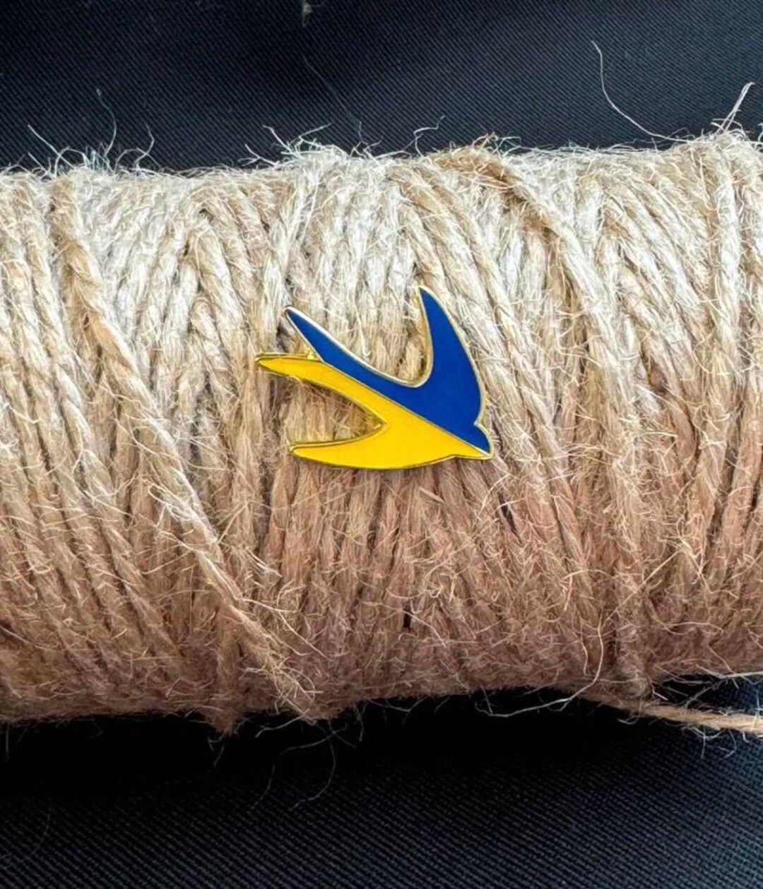Ukrainian Swallow Badge, Handmade Badge, Badge in Colors of Ukrainian ...
