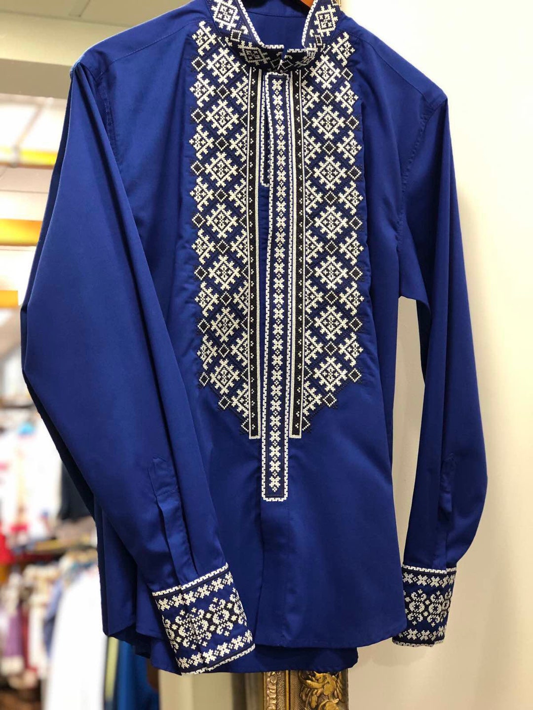 Ukrainian Shirt for Men. Embroidered Shirt. Men's Embroidered Shirt ...