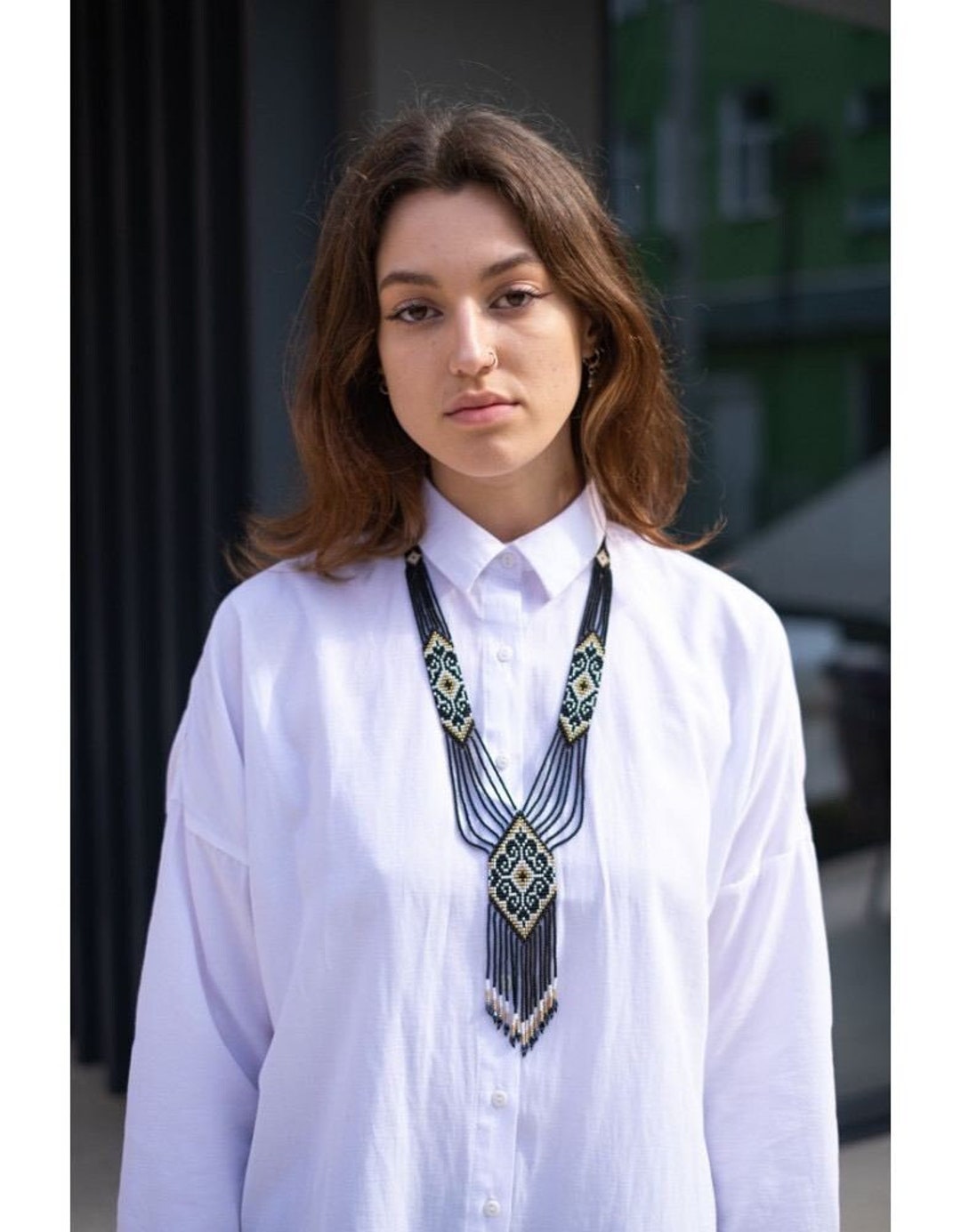 2024 Ukrainian Gerdan, Traditional Ukraine Necklace, Handmade Jewelry ...