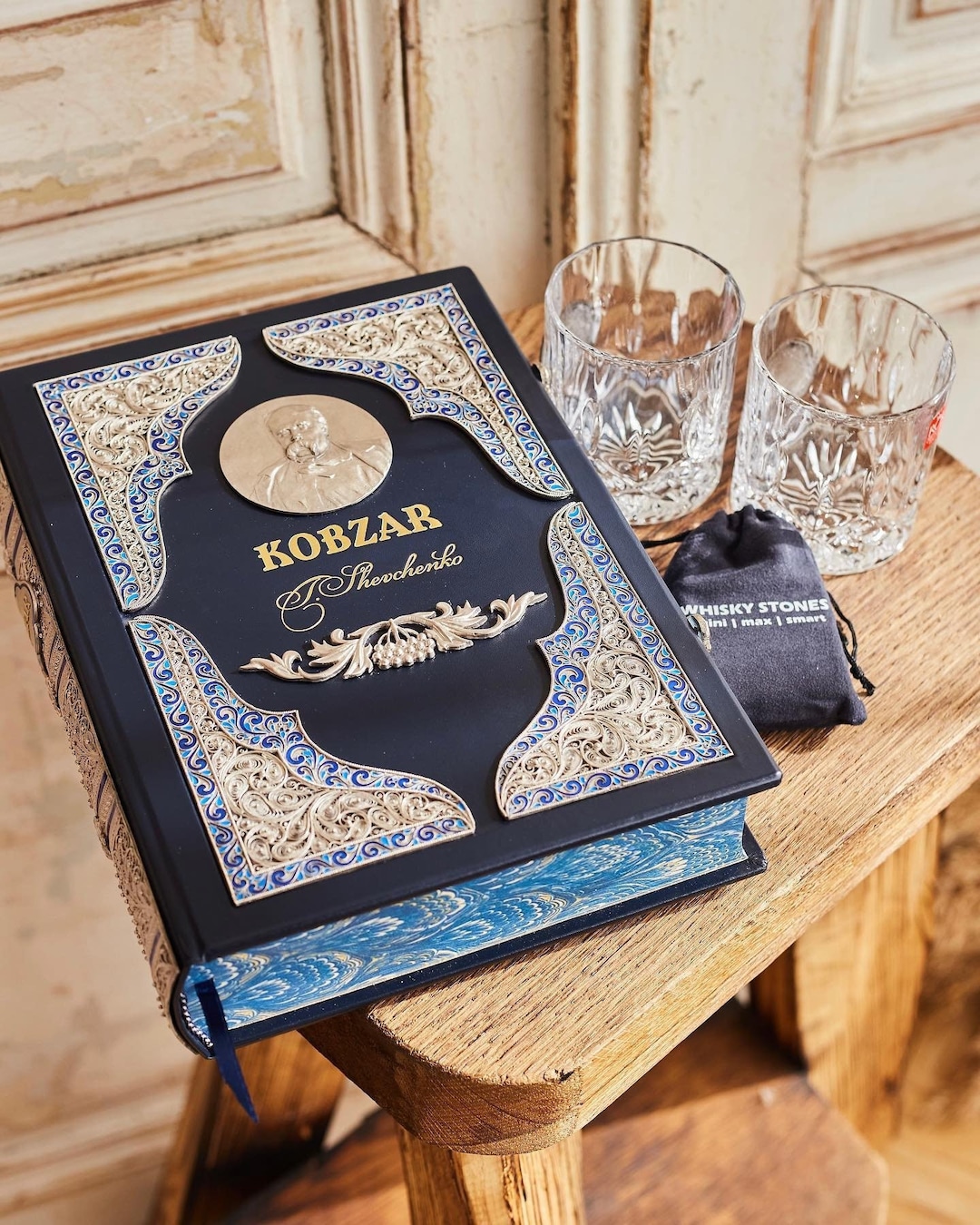 Book Kobzar T. Shevchenko in English Handmade Book, Kobzar With Gilding ...