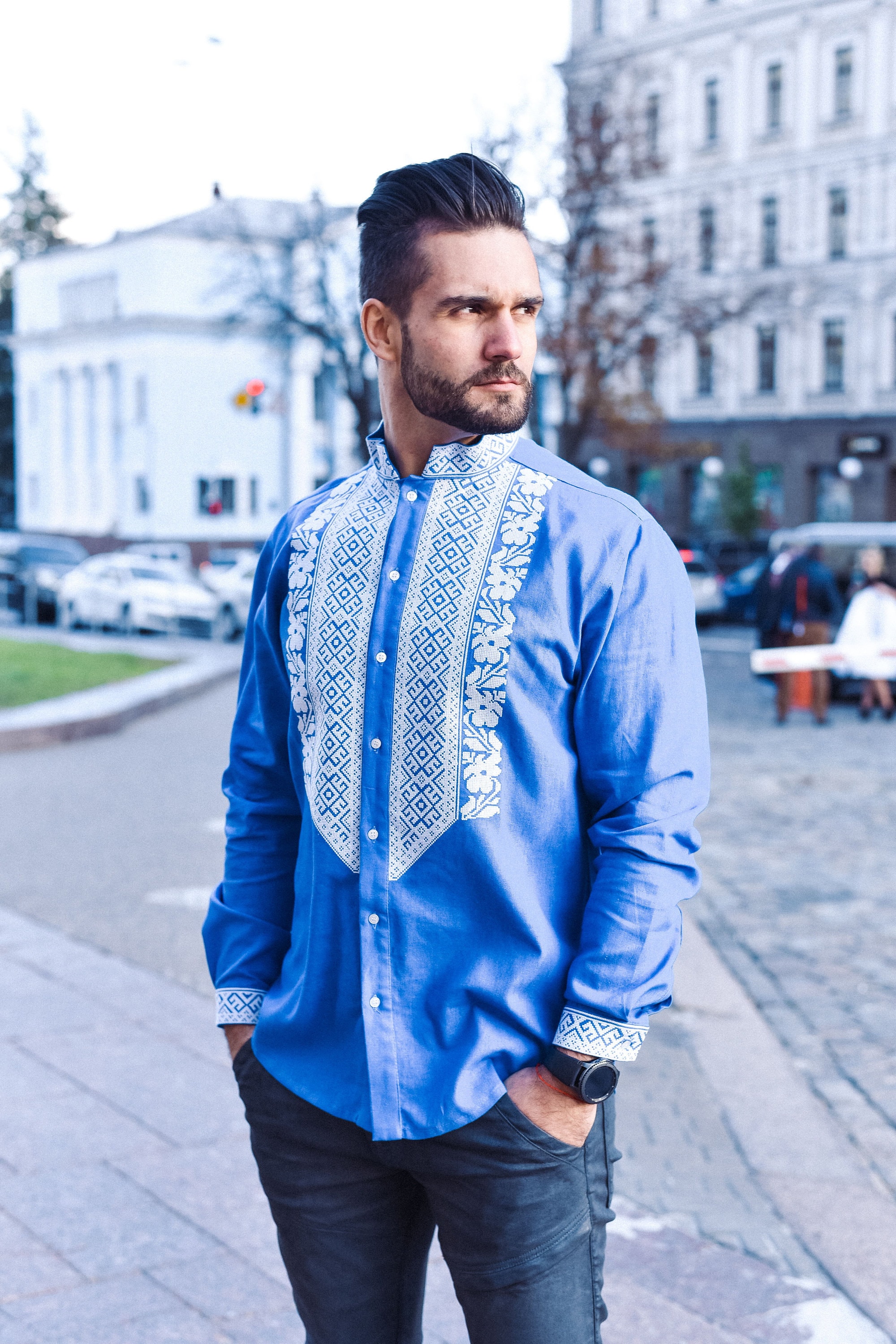 Ukrainian Shirt for Men. Embroidered Shirt. Men's Embroidered Shirt ...