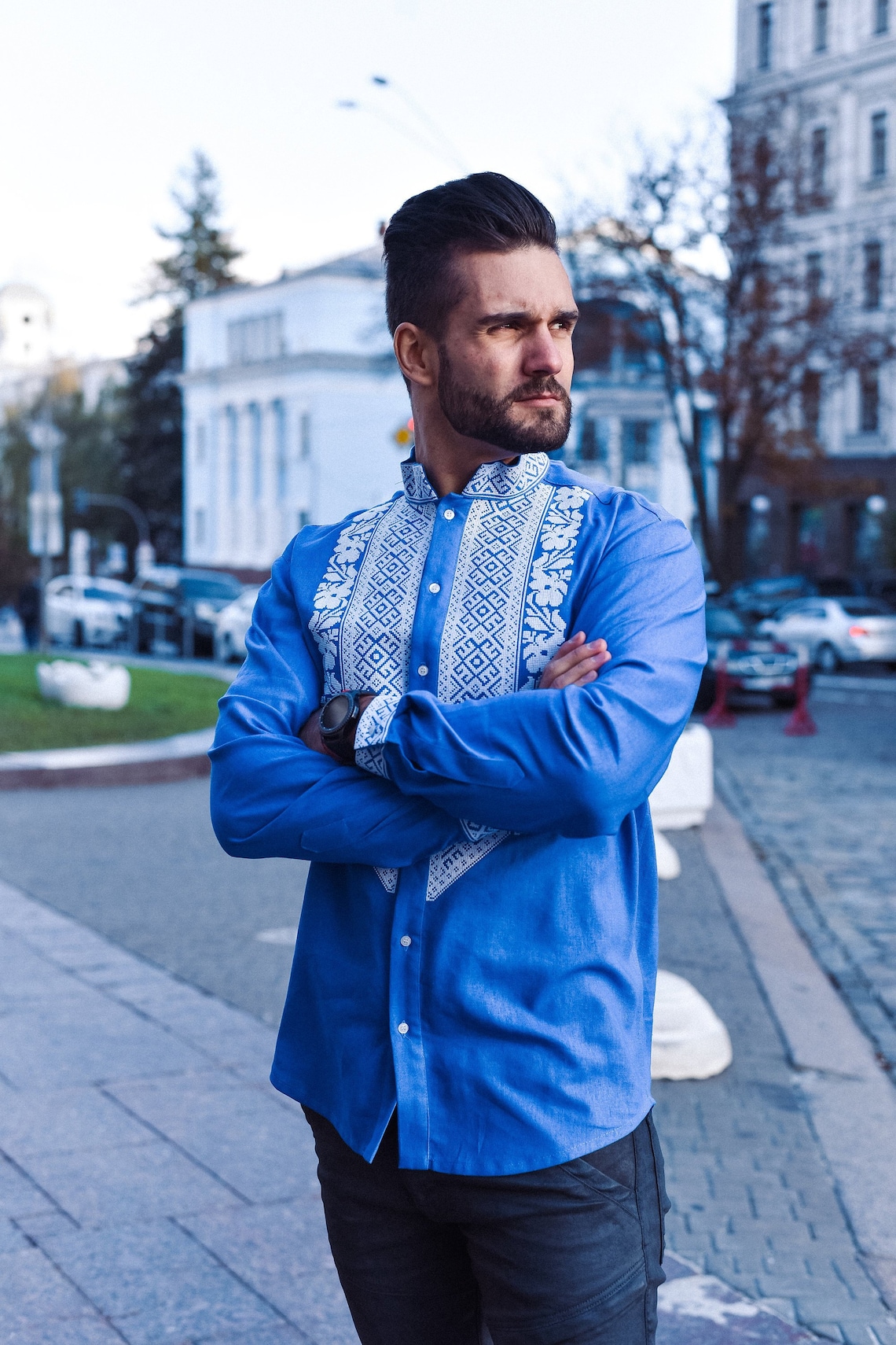 Ukrainian Shirt for Men. Embroidered Shirt. Men's Embroidered Shirt ...