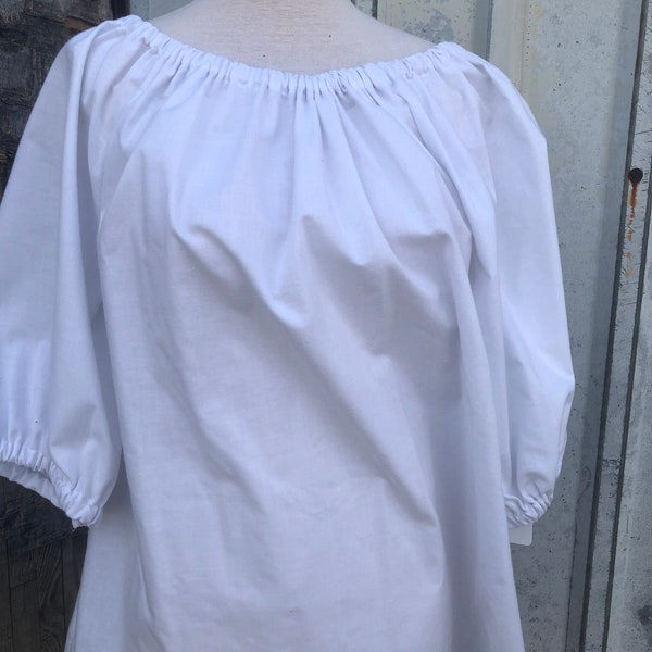 White Peasant Blouse - Etsy