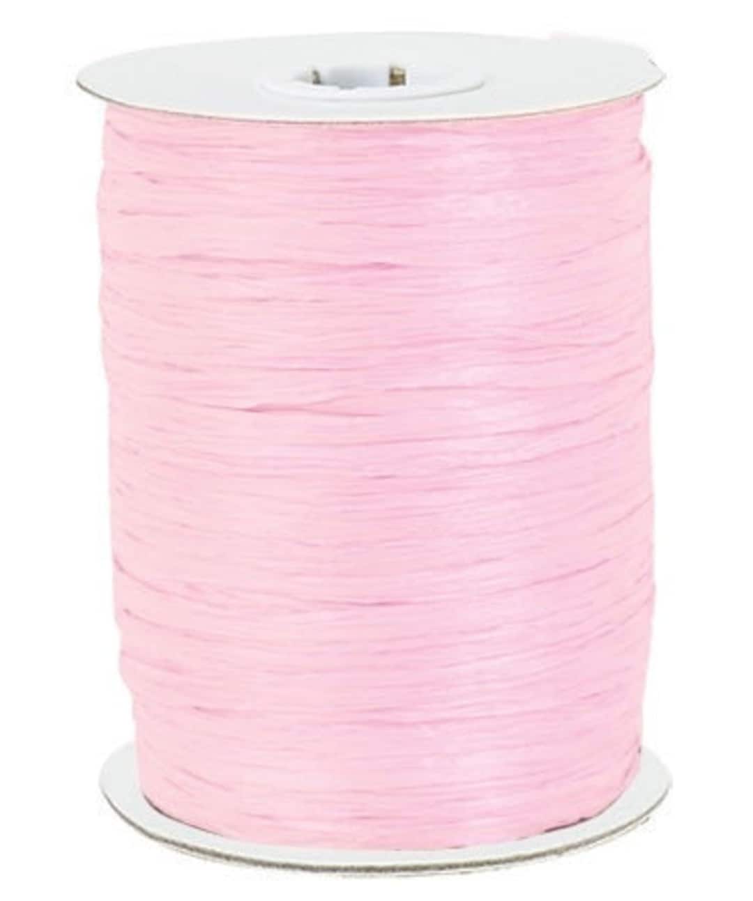 Paper Raffia Ribbon - PINK - Etsy