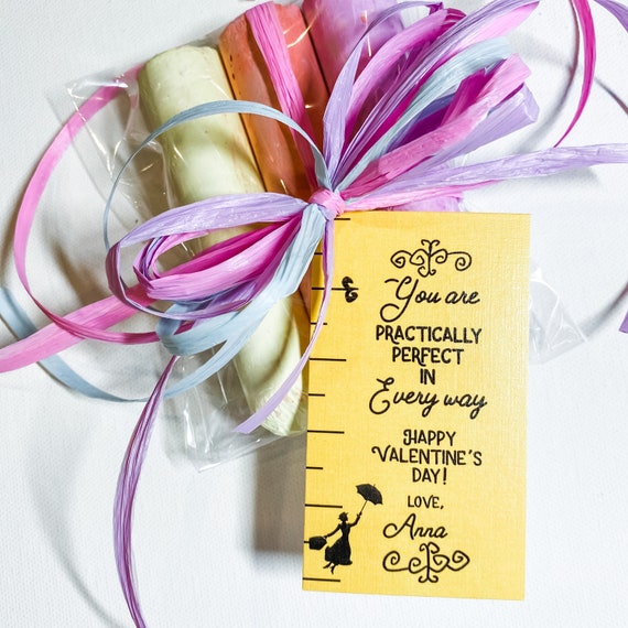 Personalized Mary Poppins Valentine's Day Favor Gift Tag | Etsy