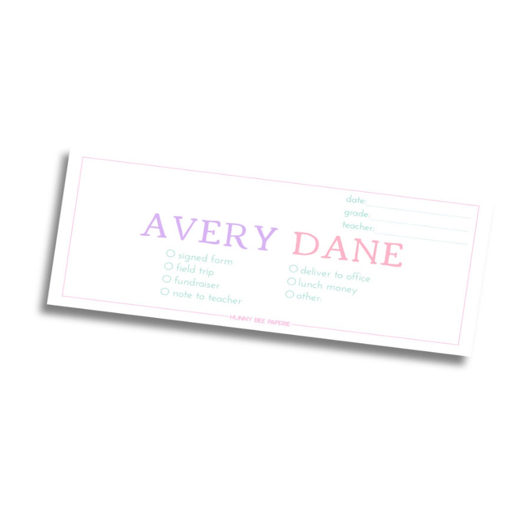 School Communication Envelopes · colorblock - Etsy