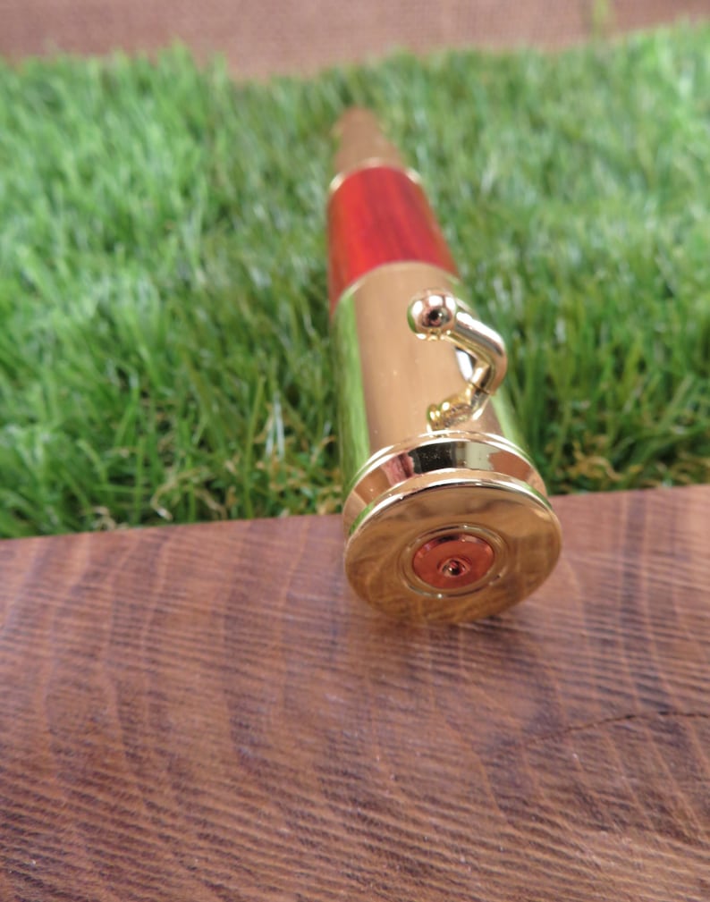 UK Handmade 50 Cal. Bolt Action Pen With Parker Refill A Unique Writing ...