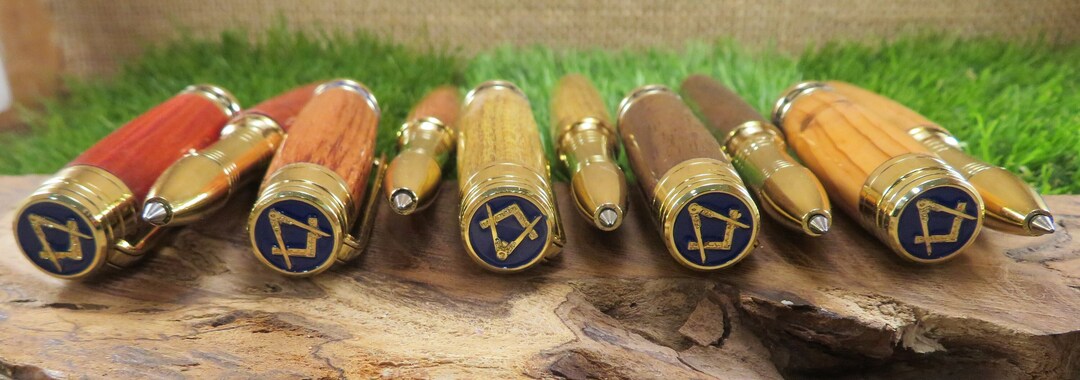 Masonic Rollerball Pen - Ceramic Tipped Refill - Handmade - UK Based - Etsy