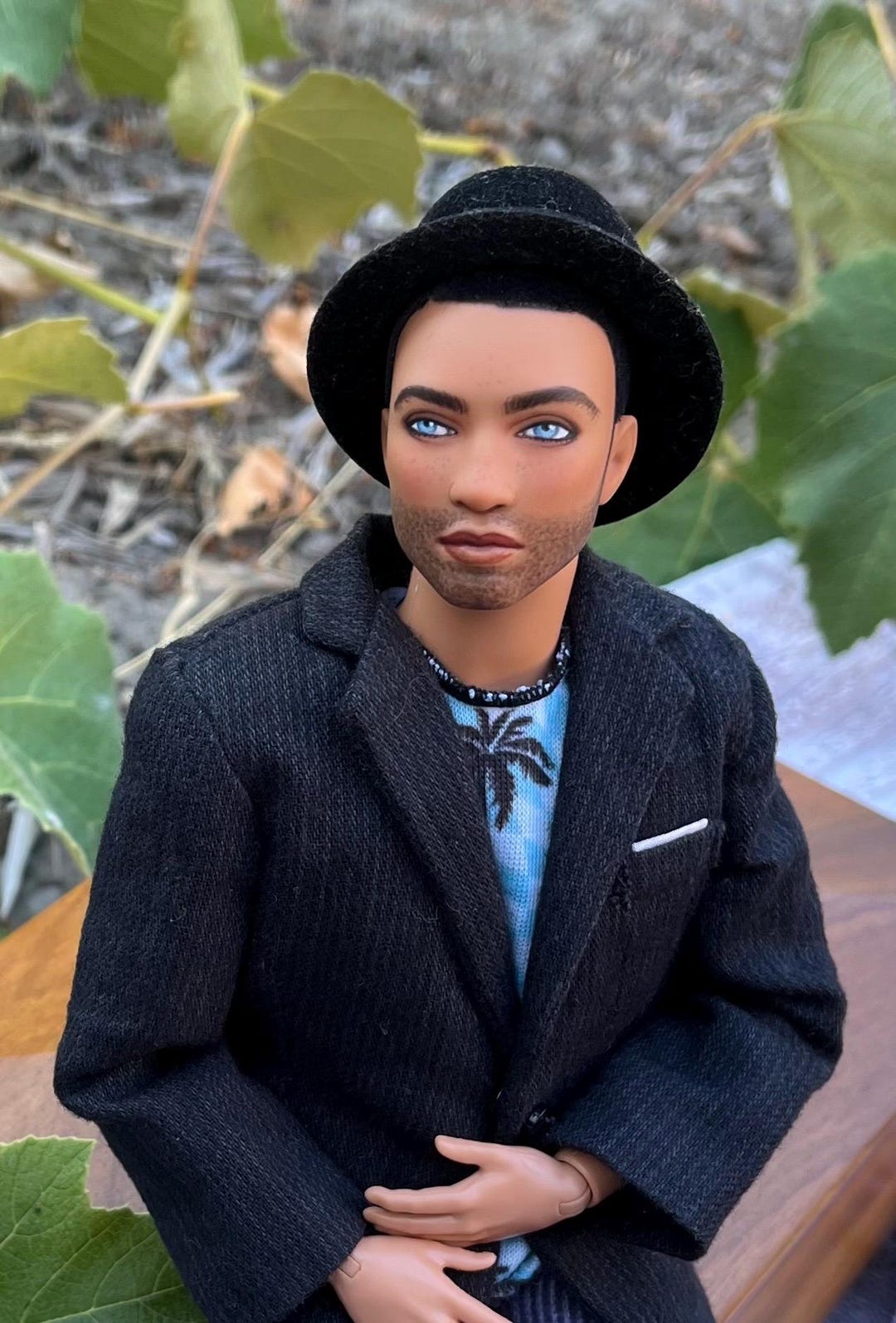 Ken Barbie Repaint Doll OOAK Custom Repainted Collectible by Marylou - Etsy