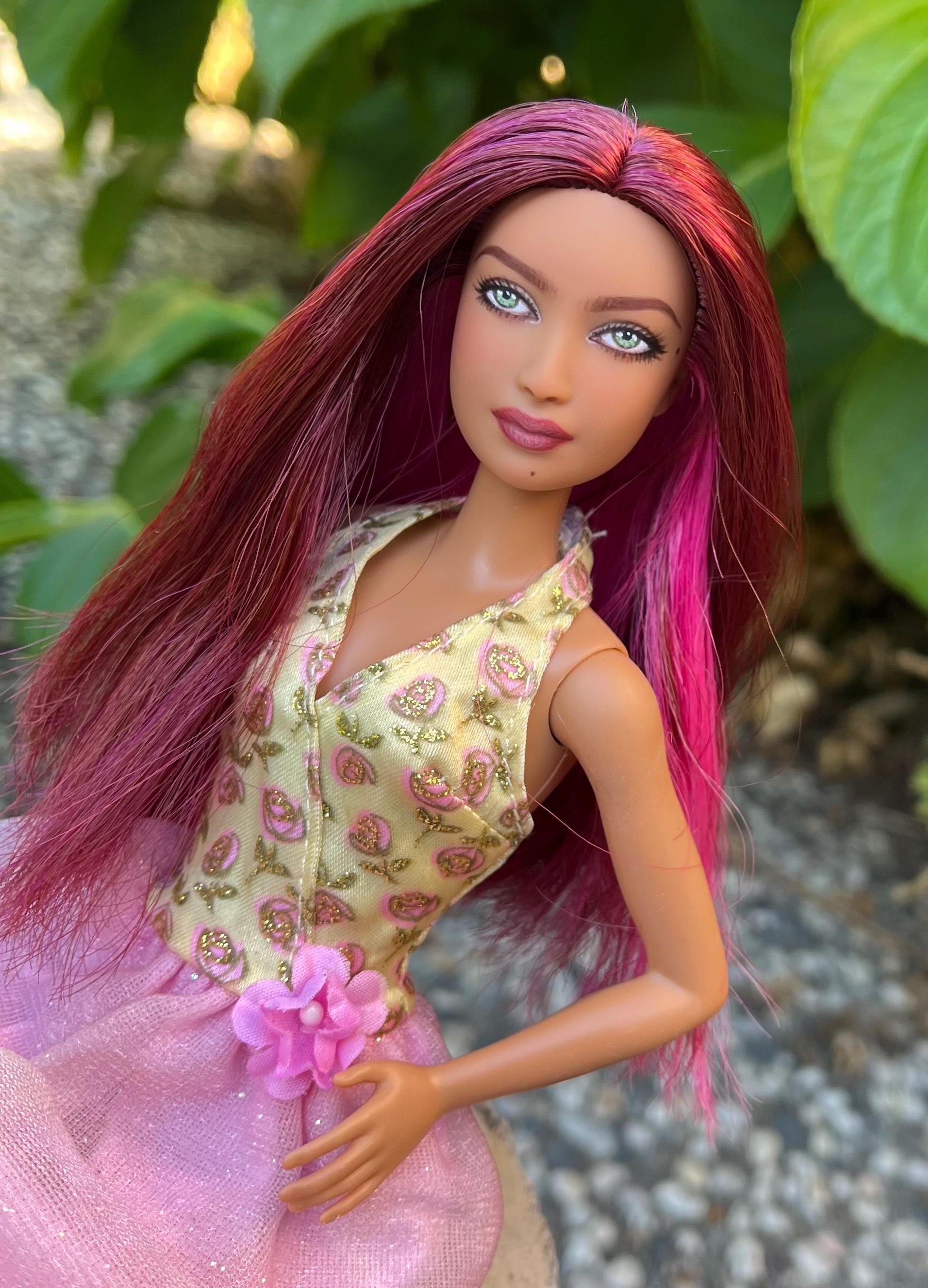 Barbie Repaint Doll OOAK Custom Repainted Collectible by Marylou - Etsy