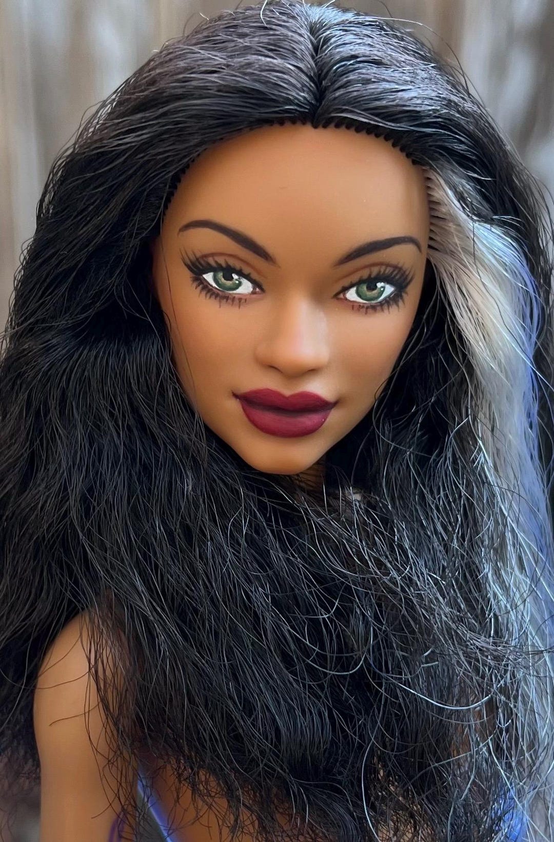 Barbie Repaint Doll OOAK Custom Repainted Collectible by Marylou - Etsy