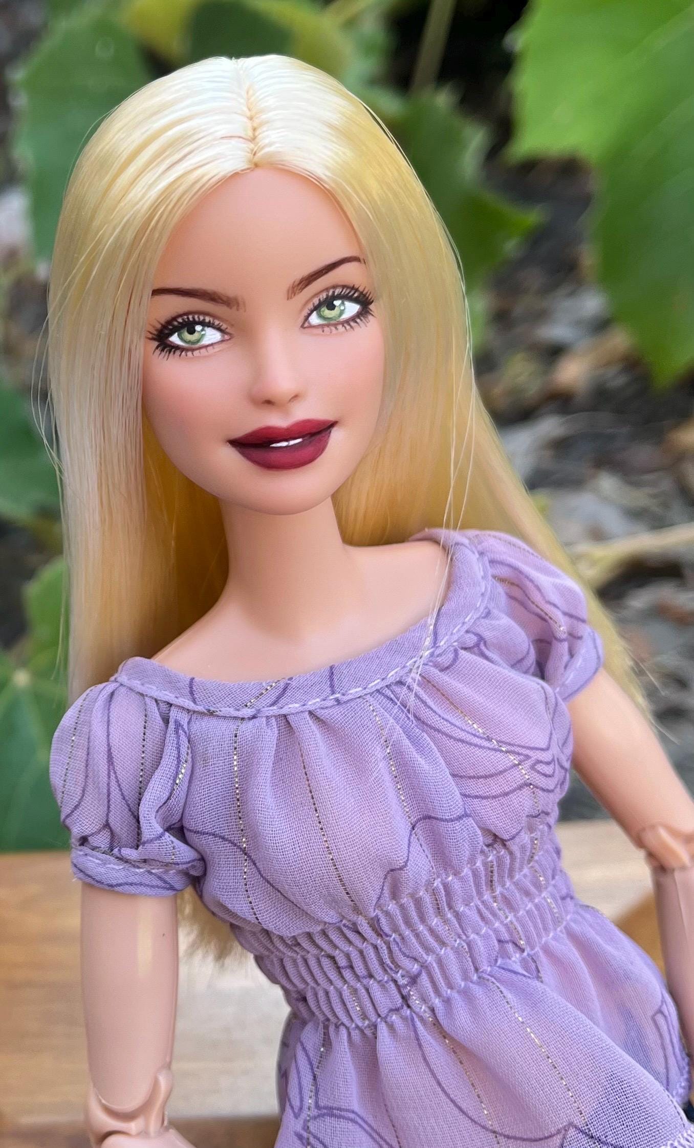 Barbie Repaint Doll OOAK Custom Repainted Collectible by Marylou - Etsy