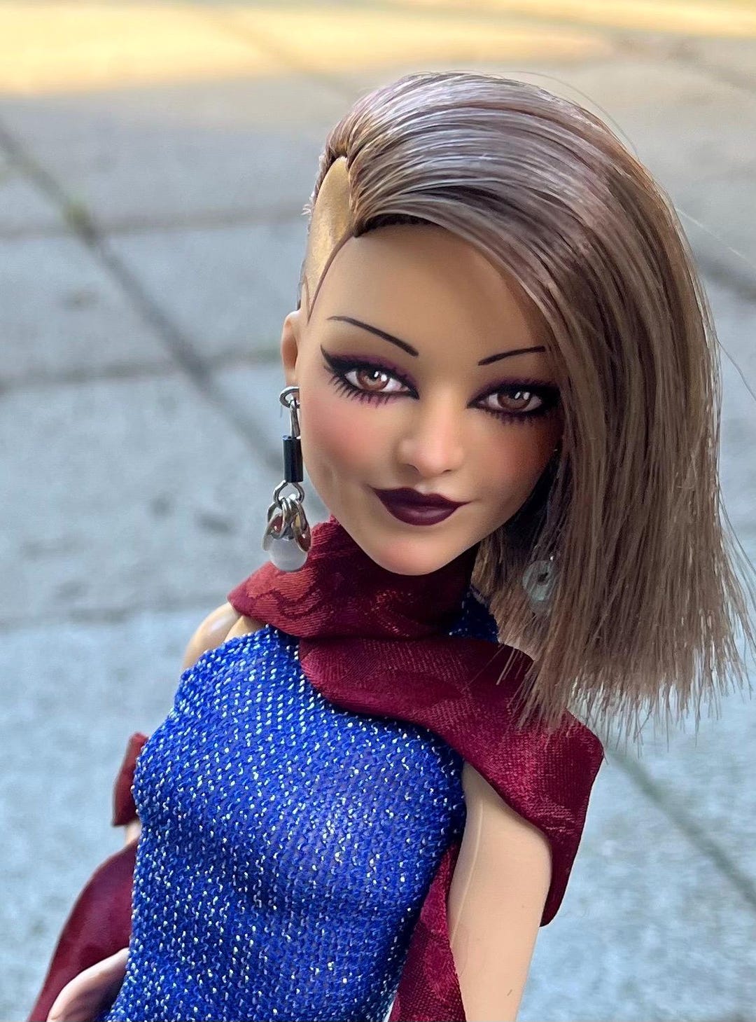 Barbie Repaint Doll OOAK Custom Repainted Collectible by Marylou - Etsy