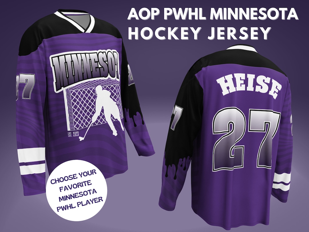 Minnesota PWHL Hockey Jersey / Taylor Heise / PWHL / Women's Hockey ...