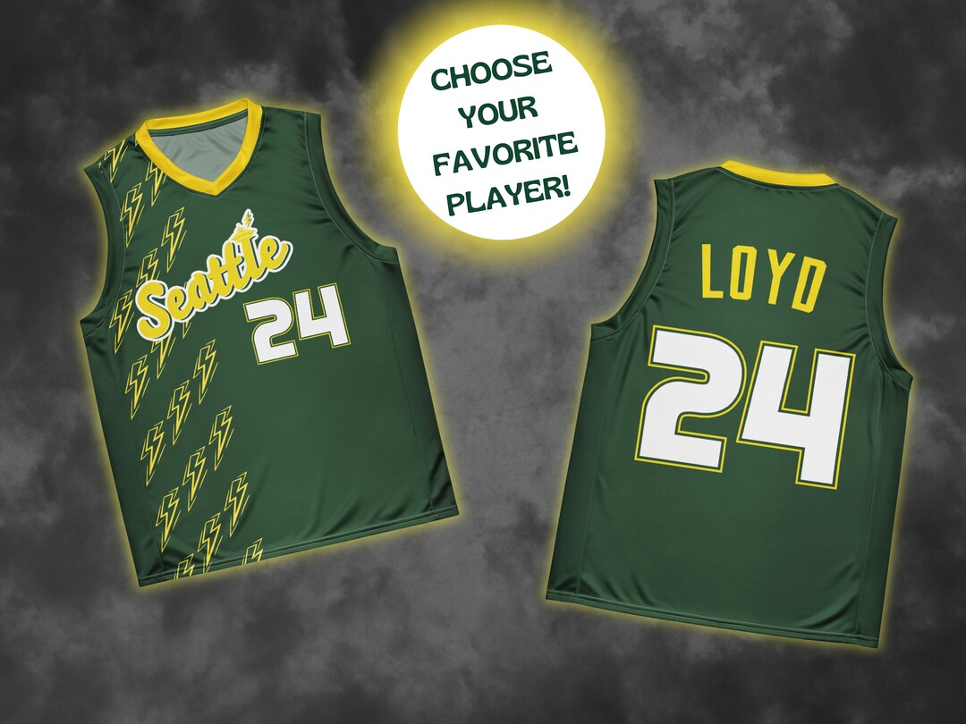 Seattle Storm Jersey / Storm Shirt / WNBA Shirt / Jewell Loyd / Women's ...