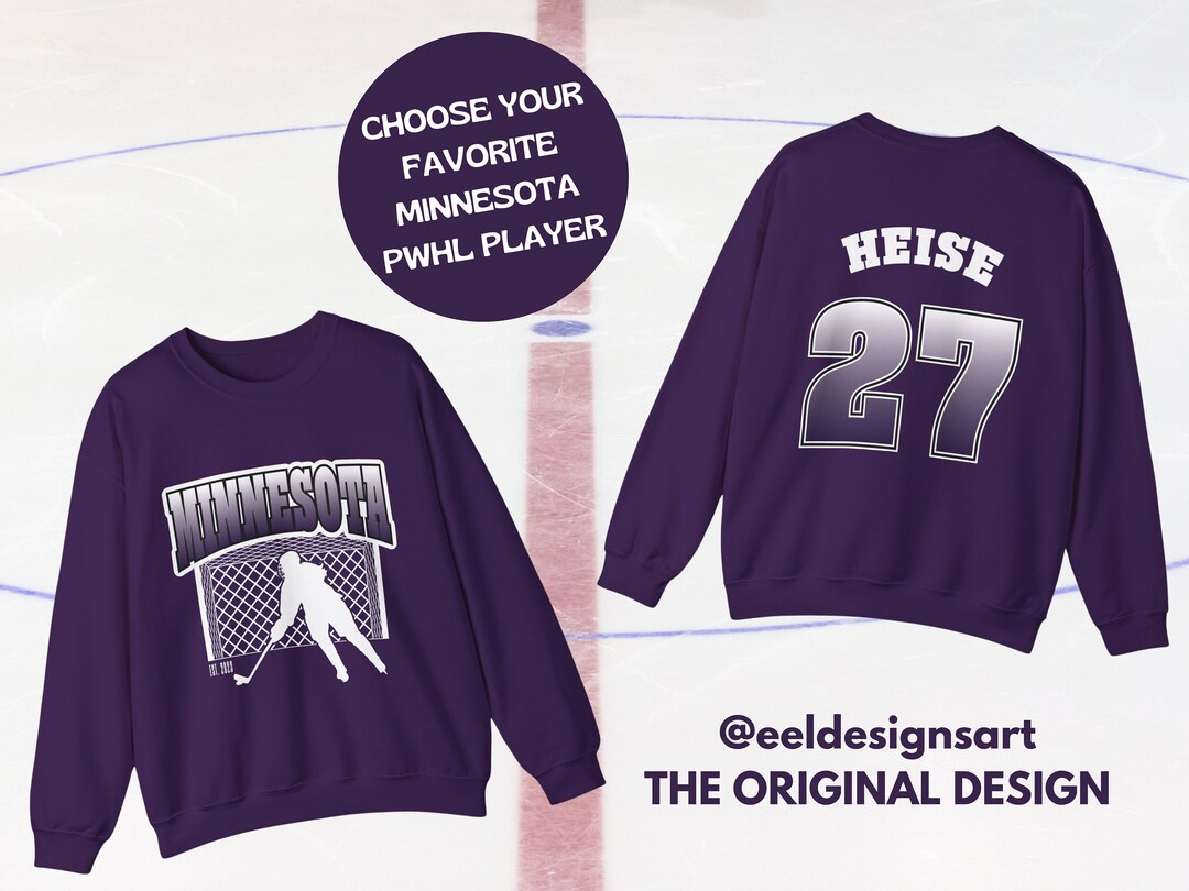 Minnesota PWHL Shirt / Minnesota Heise / Taylor Heise 27 / PWHL Shirt ...