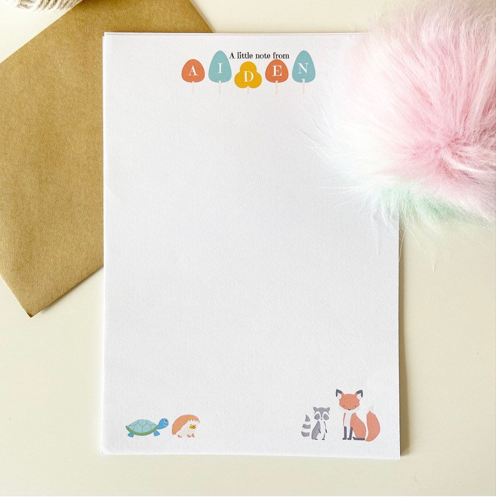 Personalised Stationery Set For Kids Letter Writing Set | Etsy