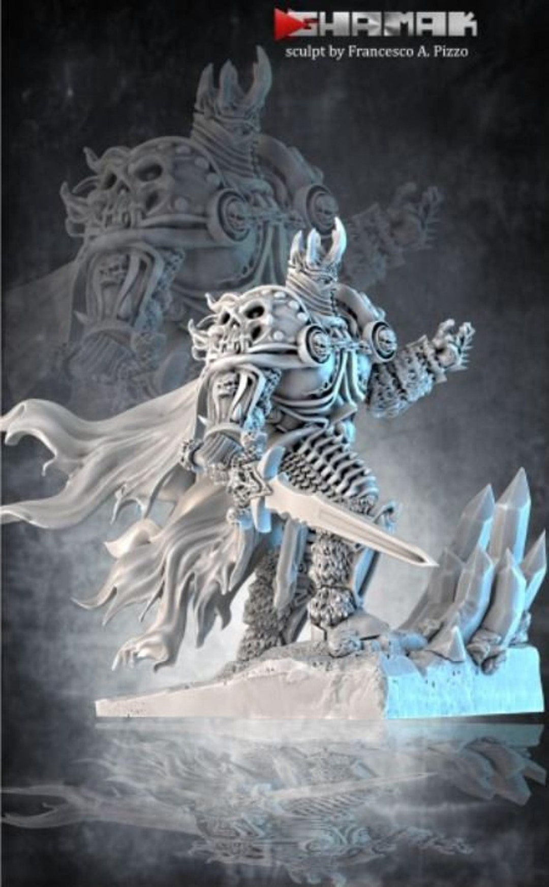 Lich King Arthas for Fantasy/tabletop Gaming/rpg - Etsy